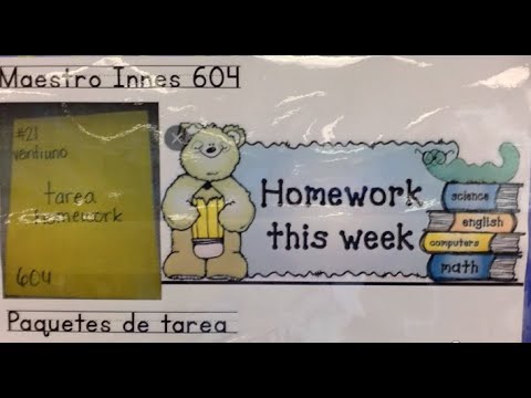 Las Rutinas de Tareas / Homework Routine