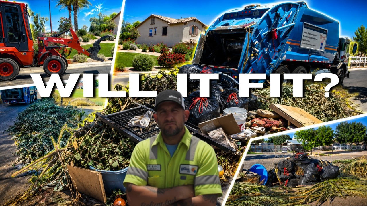 Can This Rear Loader Handle These MASSIVE Junk Piles?