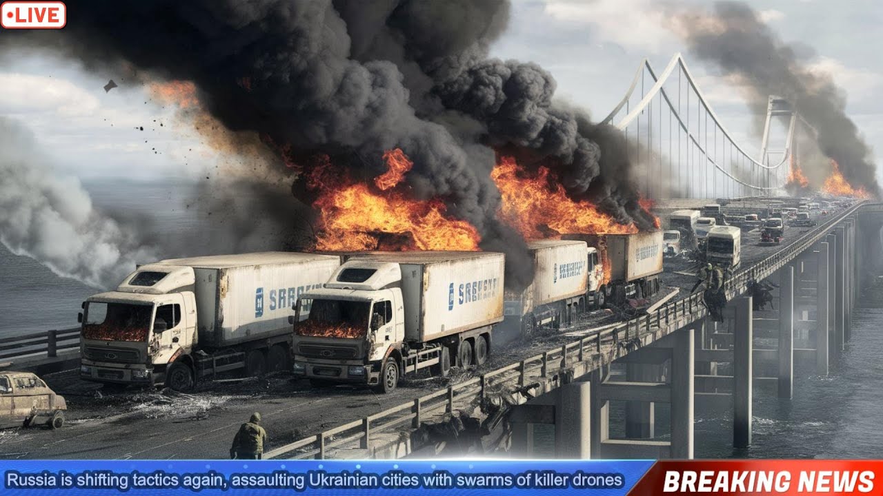 Russia is shifting tactics again, assaulting Ukrainian cities with swarms of killer drones