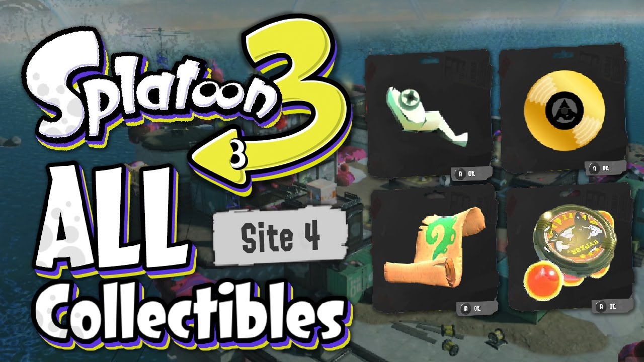 Splatoon 3 (Story Mode) - All Collectables - Site 4: Landfill Dreamland (100% Guide)