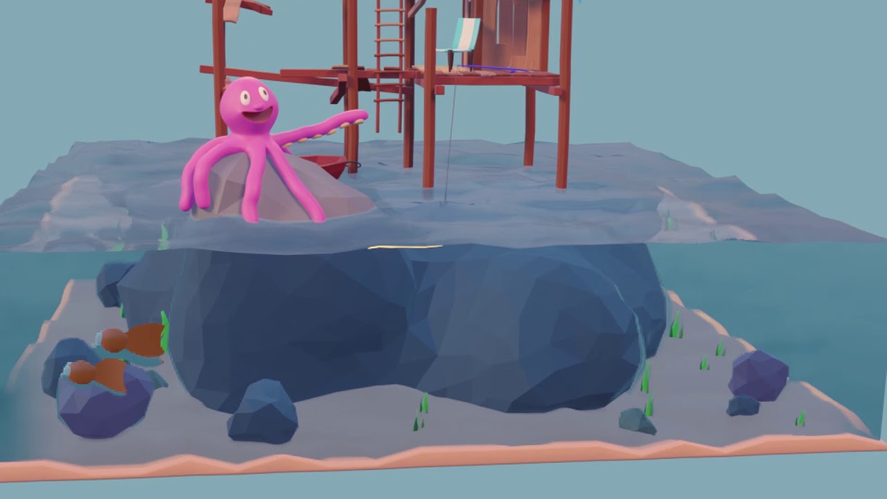 Sea Shack rotating scene