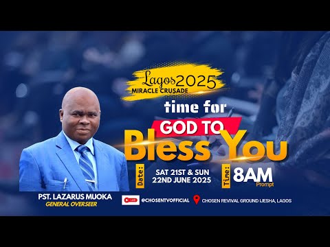 TIME FOR GOD TO BLESS YOU | WITH PST. LAZARUS MUOKA | 21-06-2025 | DAY 1