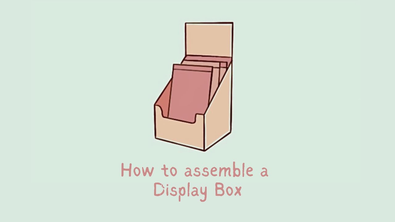 How to Assemble a Display Box | Half Price Packaging