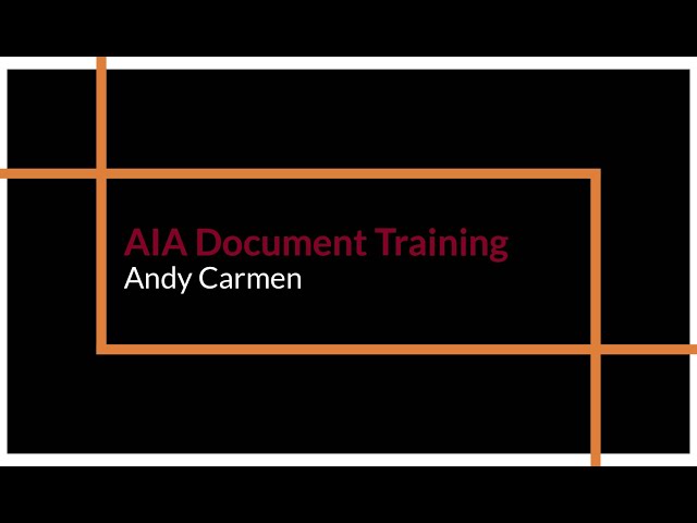 Understanding AIA Document Training: Key Insights and Changes | Galaxy ...