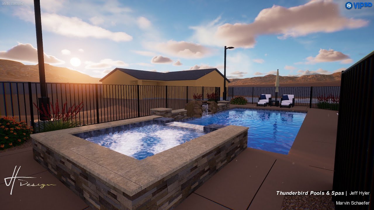 Schaefer Design Concept- Thunderbird Pools & Spas