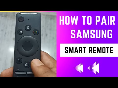 Remote not working? Properly Samsung Smart tv remote Pairing if or changing the Batteries once pair