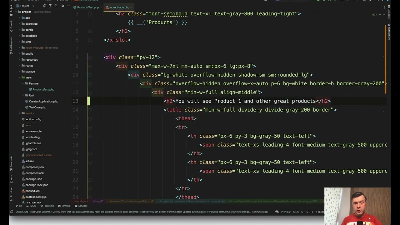 Laravel Testing 06/24: Be careful with assertSee: test DATA to avoid false positives