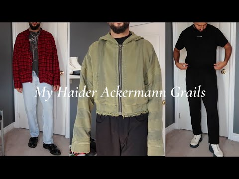 Acquiring my Haider Ackermann Grails !
