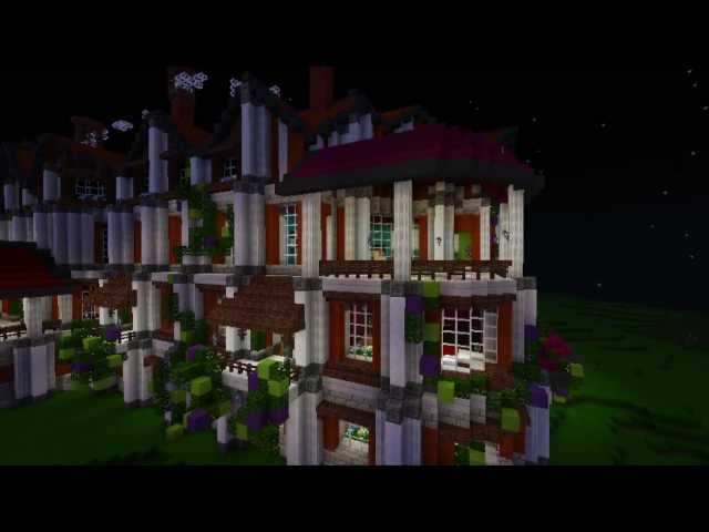 Mansion with grape vines going up the walls Minecraft Map