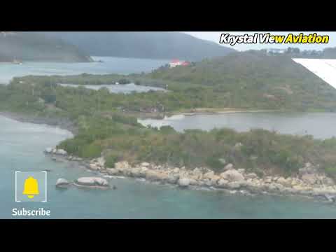 Final Approach to Terrance B Lettsome Airport Tortola British Virgin Islands
