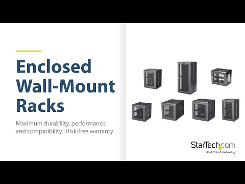 Enclosed Wall-Mount Racks | The StarTech.com Advantage