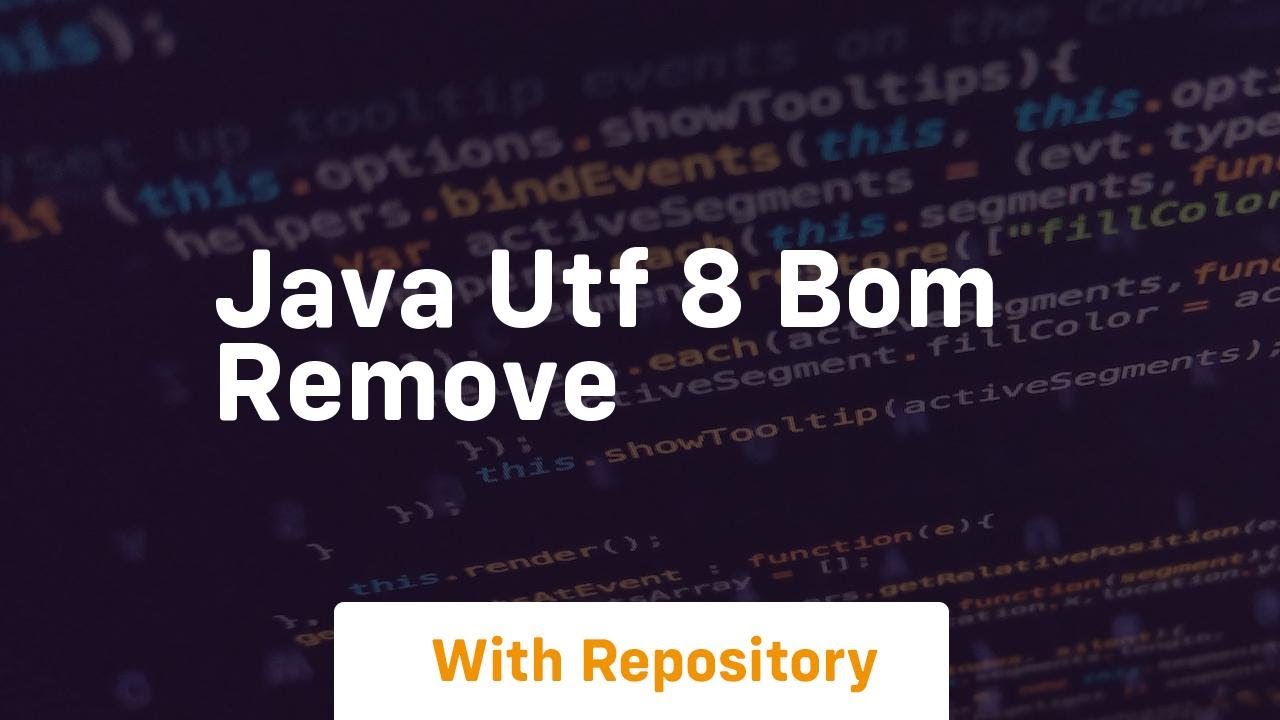 java utf 8 bom remove