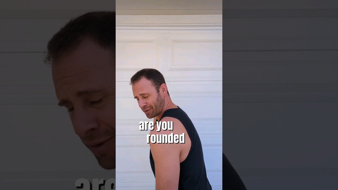 Do you have rounded posture? Do this exercise #posture