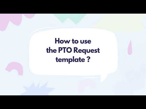PTO Request Form Template