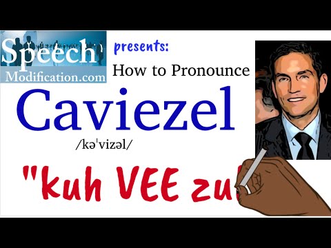 How to Pronounce Caviezel