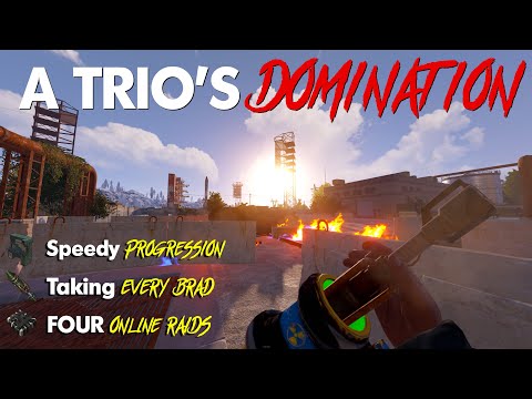 DOMINATING WIPEDAY as a 38,000 HOUR TRIO | Vanilla Official Rust
