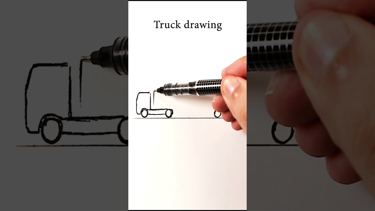 Truck drawing #shorts