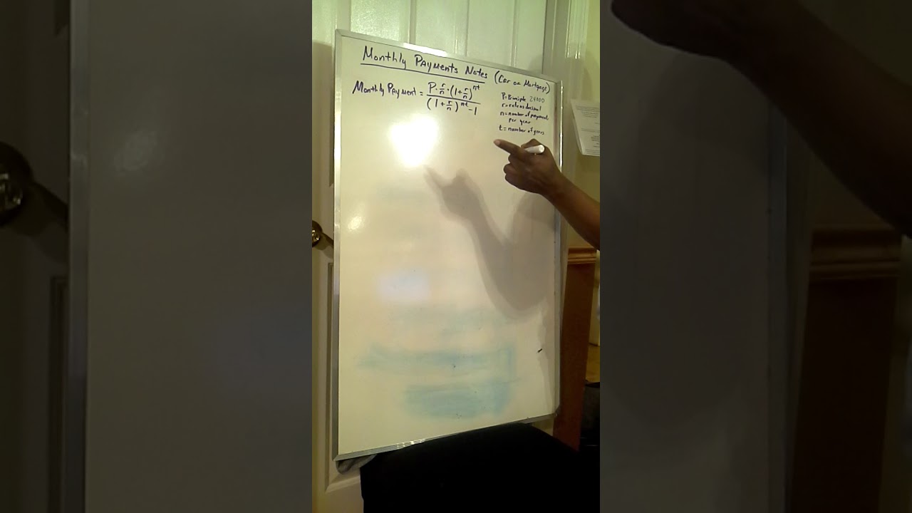 DLD1 Notes - Monthly (Auto & Mortgage) Payments