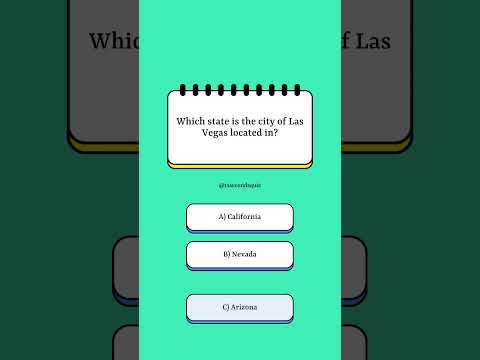 Which state is the city of Las Vegas located in?