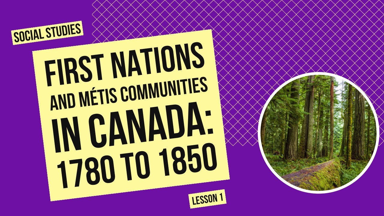 First Nations and Métis Communities in Canada: 1780 to 1850 | Social Studies Lesson