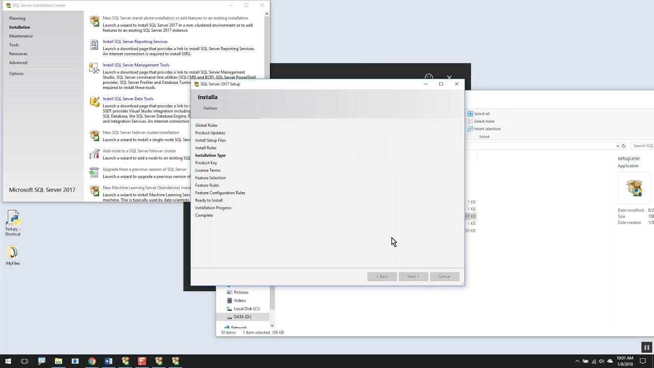 Installing SQL Server 2017 Tabular Editon
