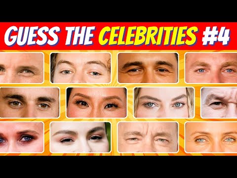 Guess the Celebrities by their Eyes | Part 4