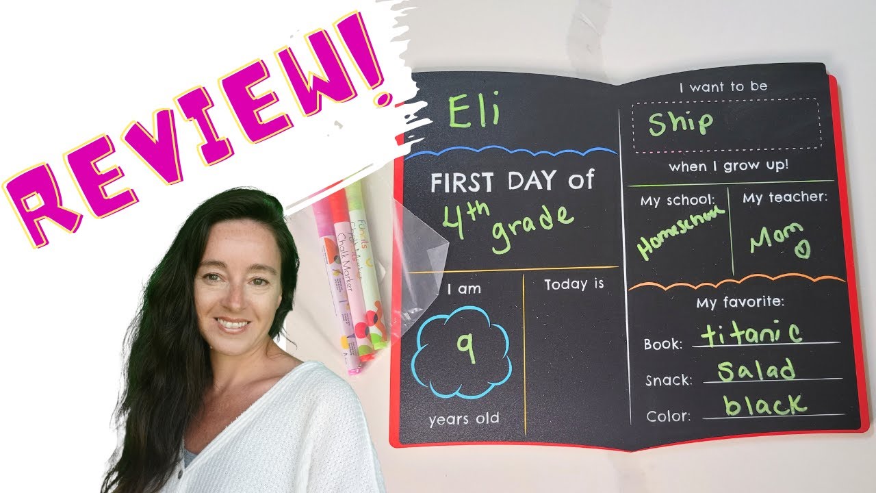 Best Back to School Board for Kids | First Day & Last Day Chalkboard Review