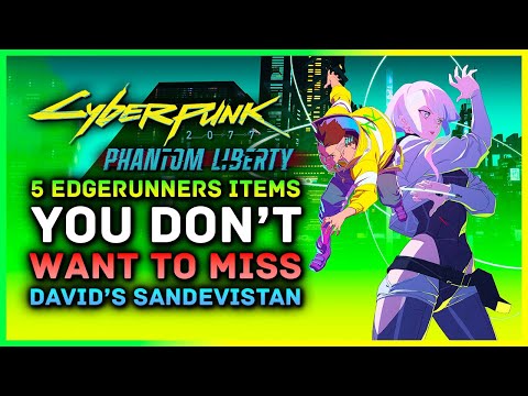 Cyberpunk 2077 | 5 Edgerunners Anime Items You Don't Want Miss - David's Sandevistan