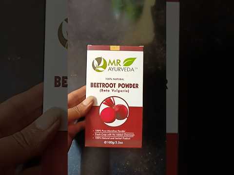 Beetroot Powder by MR Ayurveda: Your Secret to Glowing Skin! 🌟 #beetrootpowder #skincare #shorts