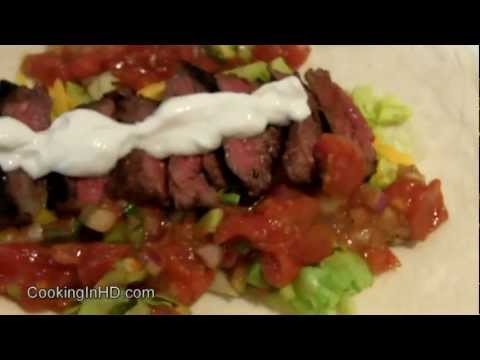 Skirt-Steak Fajitas with Homemade Salsa