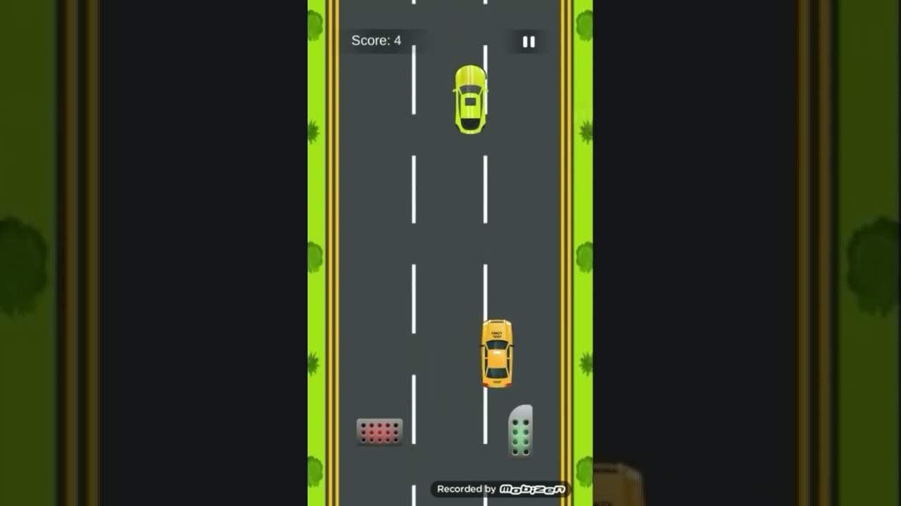 Car racing 2D .Fun top view car game.