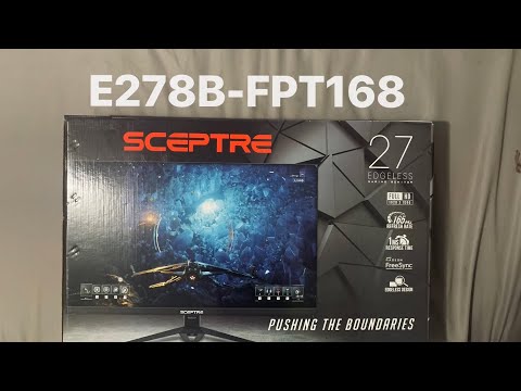 The Best 165hz Monitor for the money? Sceptre 27 inch Monitor Review (E278B-FPT168)