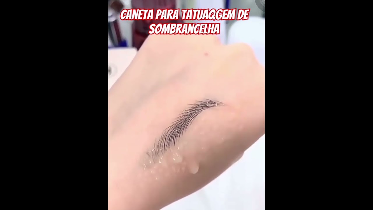 Caneta Para Tatuagem De Sobrancelha Prova D'água. ❌️Achei na Shopee 👇 https://shope.ee/8zfrZEkhEY
