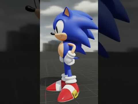 sonic 3d model