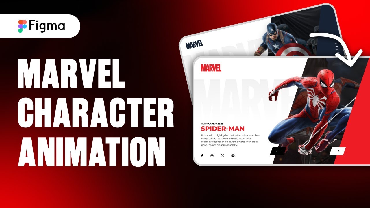 CHARACTER SELECTION ANIMATION In Figma | Figma Tutorial