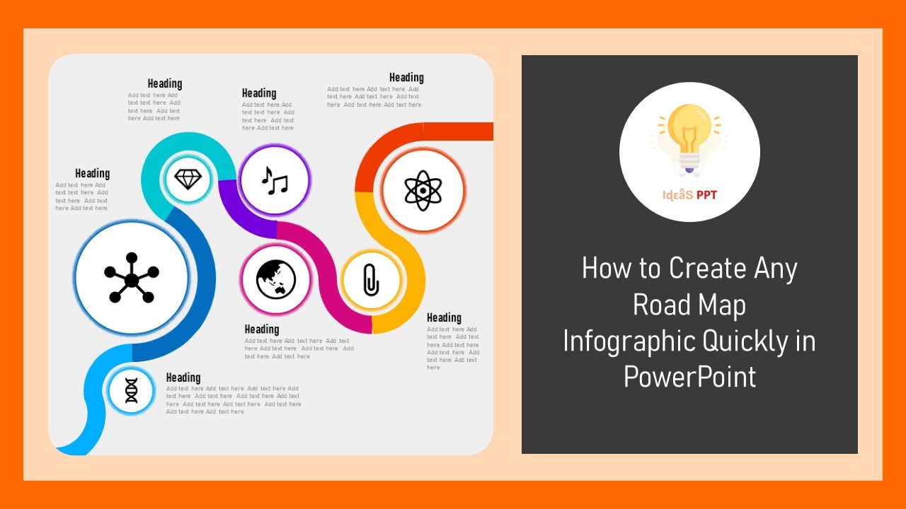 How to Create Any Road Map Infographic Quickly in PowerPoint