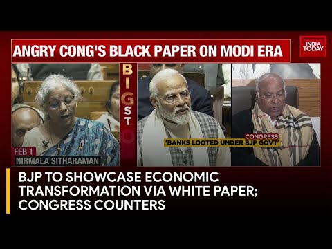 White Paper on Economic Revitalization Announced by BJP, Congress Preps Counter Black Paper