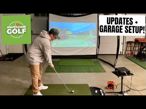 Awesome Golf Update + Budget Garage Setup with Garmin R10 & Rapsodo!