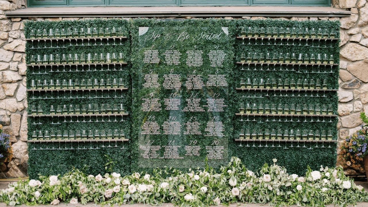 MY BIGGEST WEDDING PROJECT | DIY Acrylic Seating Chart Sign | Cricut Wedding DIYs