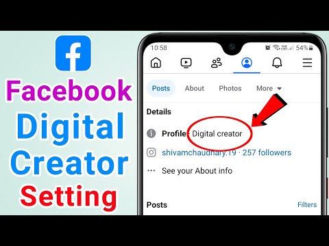 Facebook me Digital Creator account kaise banaen | How to change facebook profile to Digital Creator