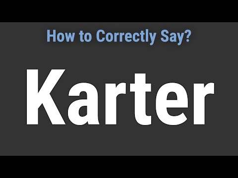 How to Pronounce Name Karter (Correctly!)