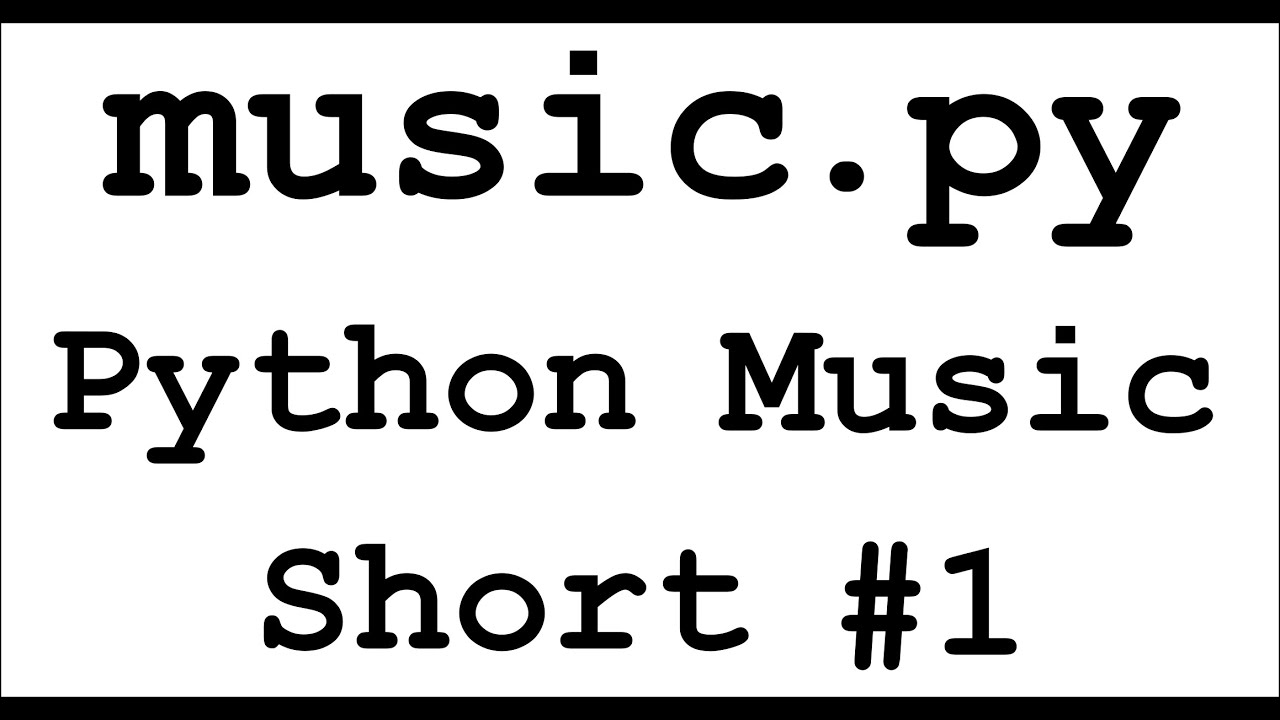 Text to MUSIC!?!? (Python Music Short #1)