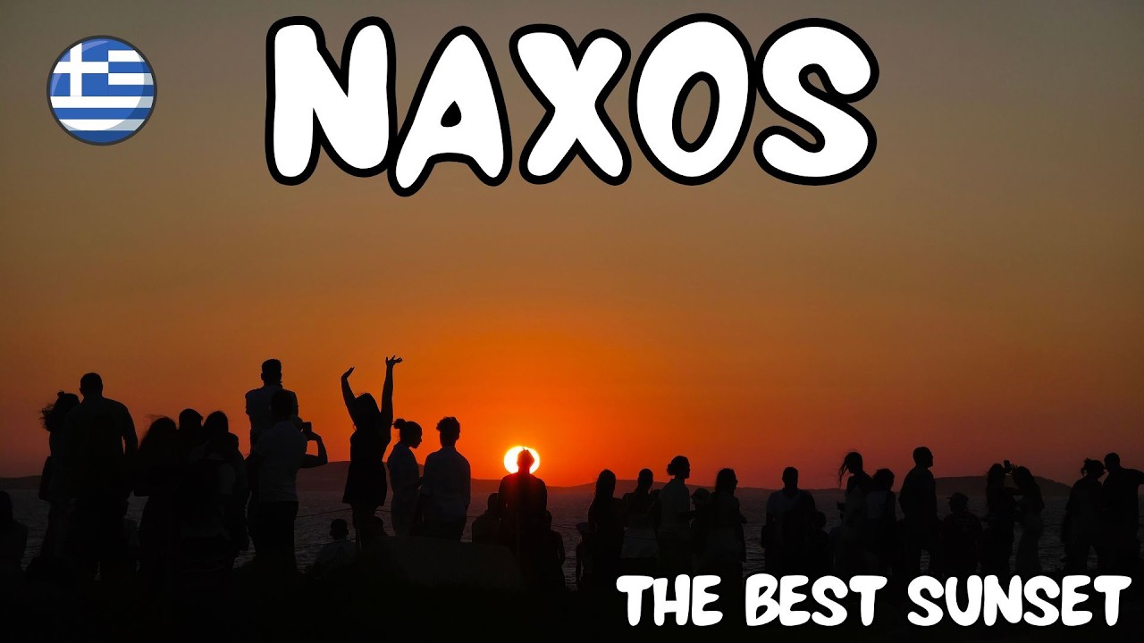 Naxos Chora Sunset in 4K | Stunning Golden Hour in the Cyclades