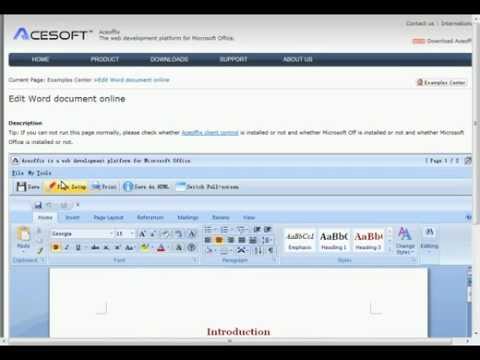 Edit Word document online