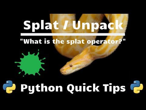 Learn Python Splat Unpack Operator Python Quick Tips - Mind Luster
