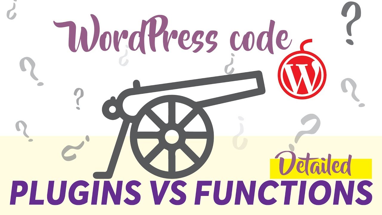 Plugins Vs Functions.php - Where should I put my WordPress code? Learn how to build a plugin