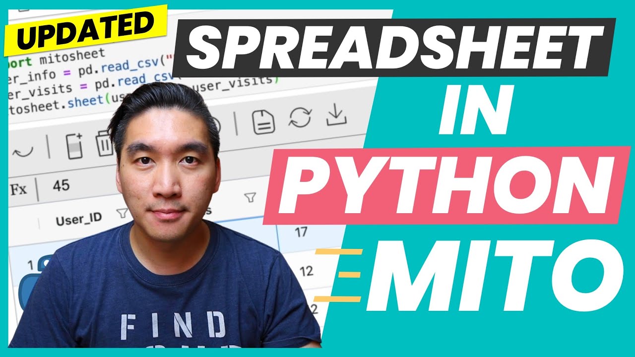 How to effortlessly work with spreadsheets in Python using MITO