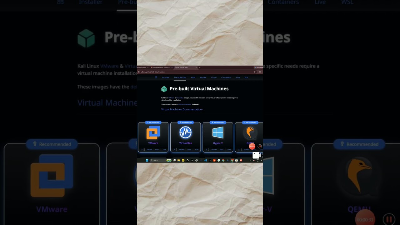 day-18 of learning cybersecurity in 90 Days #cybersecurity #ethicalhacking #kalilinux #installation