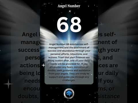 Angel Number 68 #newvideo #angelnumbers #angel #shorts #shortsvideo