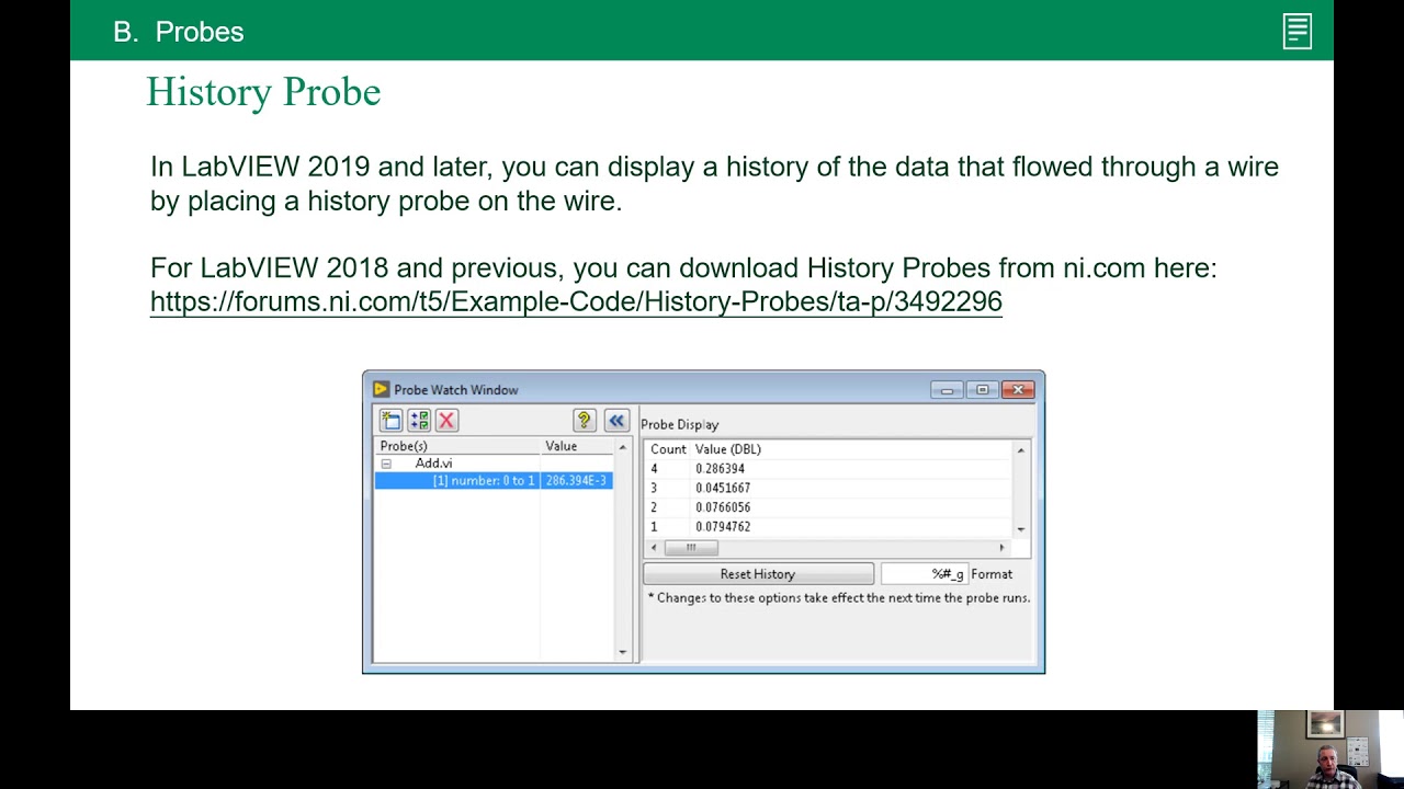 Built in LabVIEW Debugging Tools